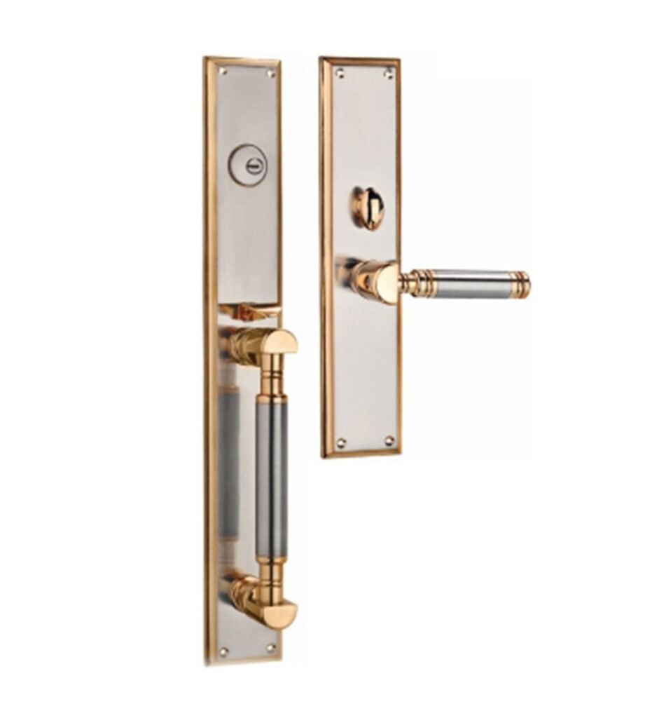 Trinity Single Sided Brass Door Entrance Sets - Brassage
